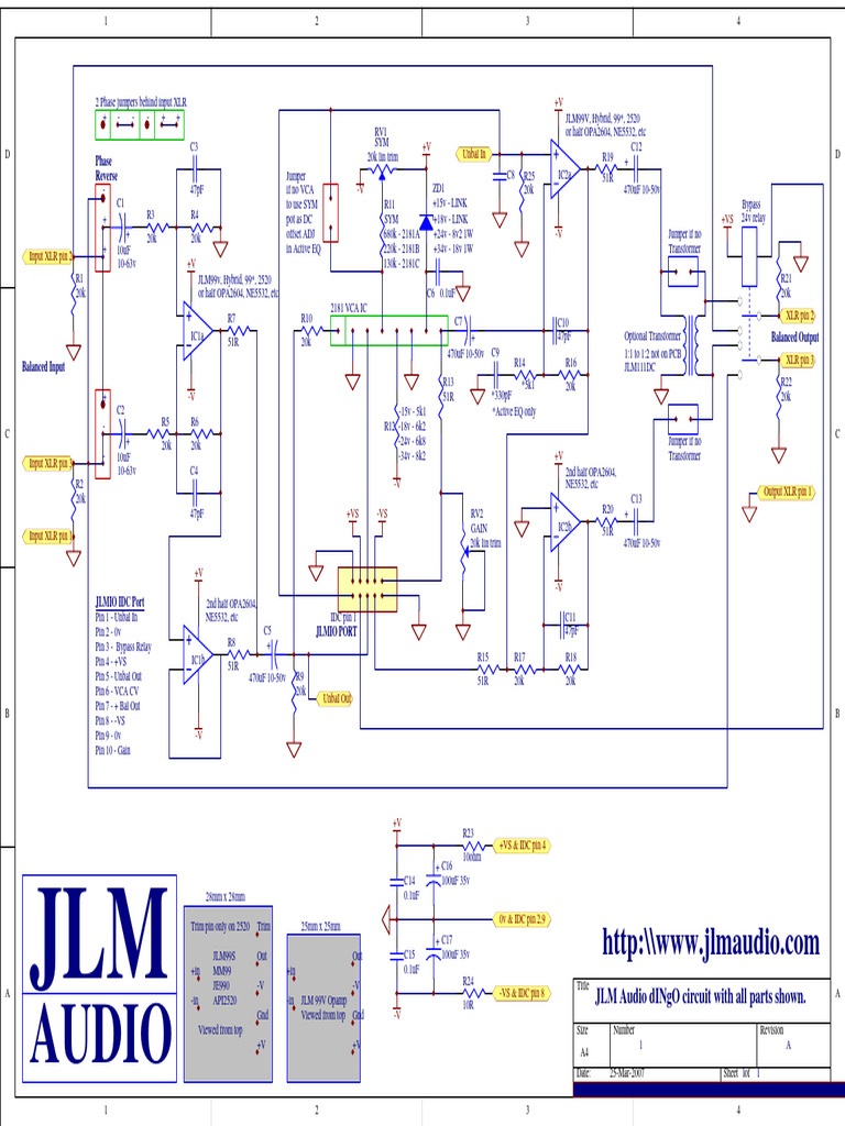 JLM DINgO Complete Schematic | PDF | Electrical Engineering | Electrical Components