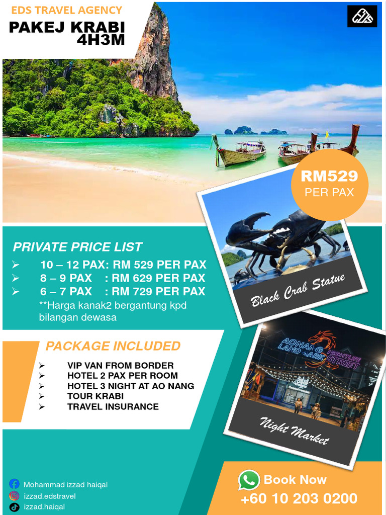 Pakej Krabi 4H3M New | PDF