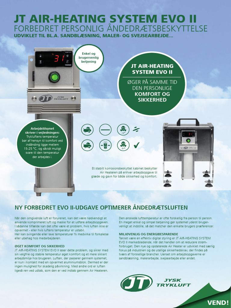 JT Airheating EVI 2 Produktark | PDF
