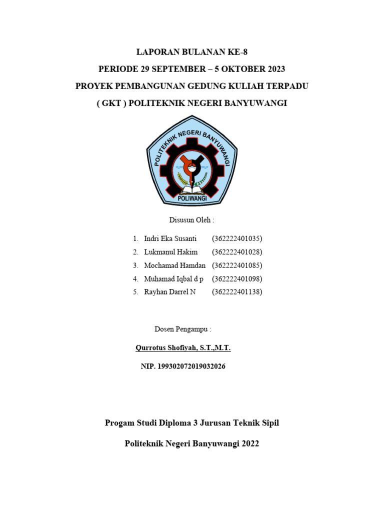 Lap Bulanan Kel 5 | PDF | Seni