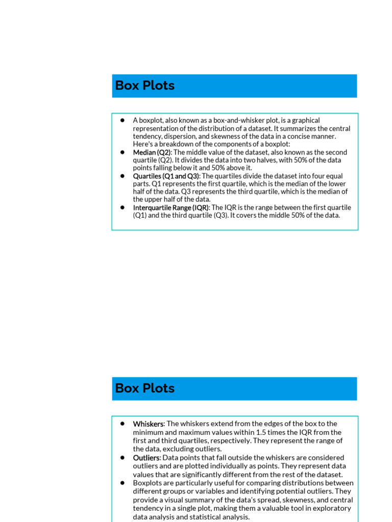 Box Plot Data-Aggregation To Normalization DJB Notes 25-04-2024 | PDF ...