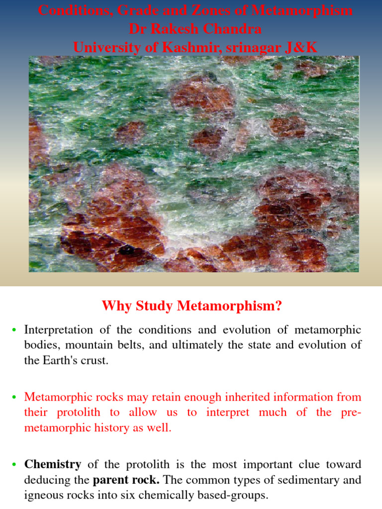 Conditions of Metamorphism-1 | Download Free PDF | Rock (Geology ...