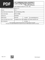 Parent Declaration Form For NSP | PDF