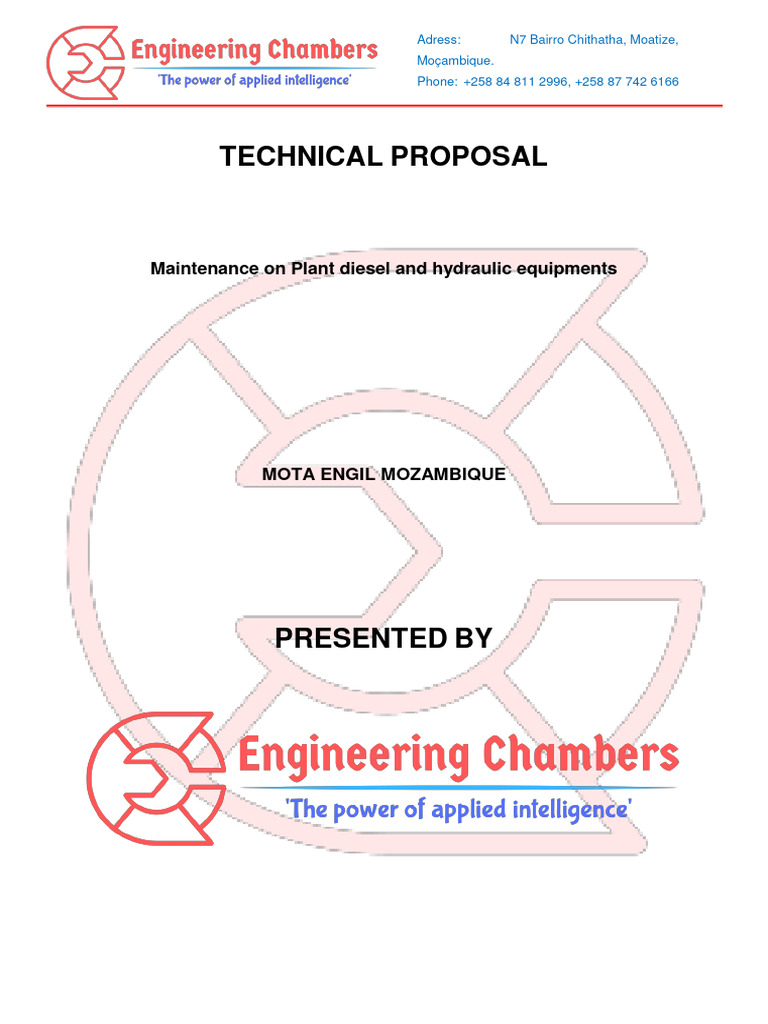 EngChambers Mechanical and Hidraulic Technical Proposal | PDF | Pump