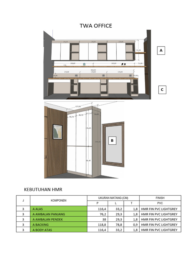 Kebutuhan HMR Twa | PDF