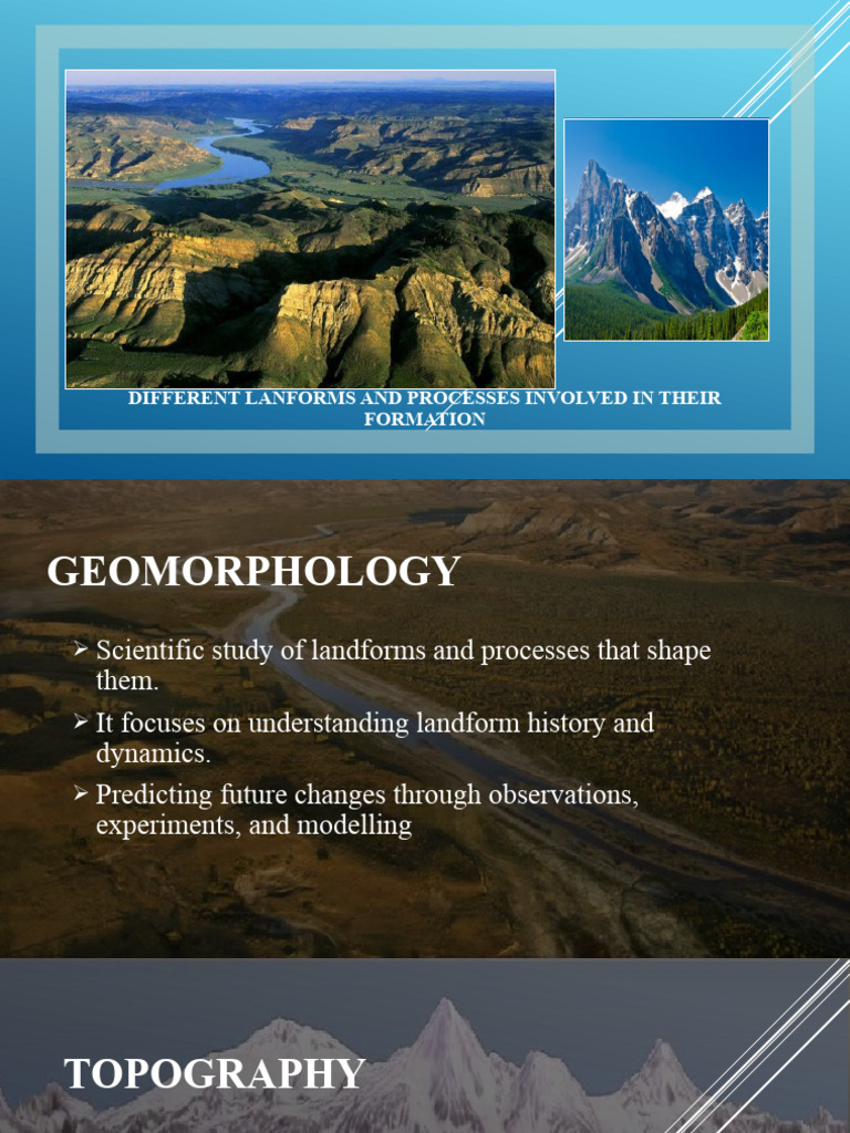 Science 10 Landforms - Repaired | PDF | Canyon | Earth Sciences
