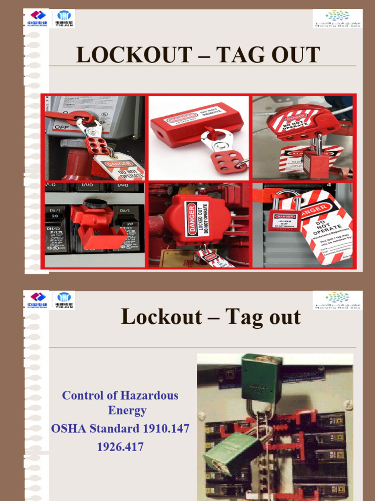 17-lock-out tag-out | PDF | Labor Relations | Workplace