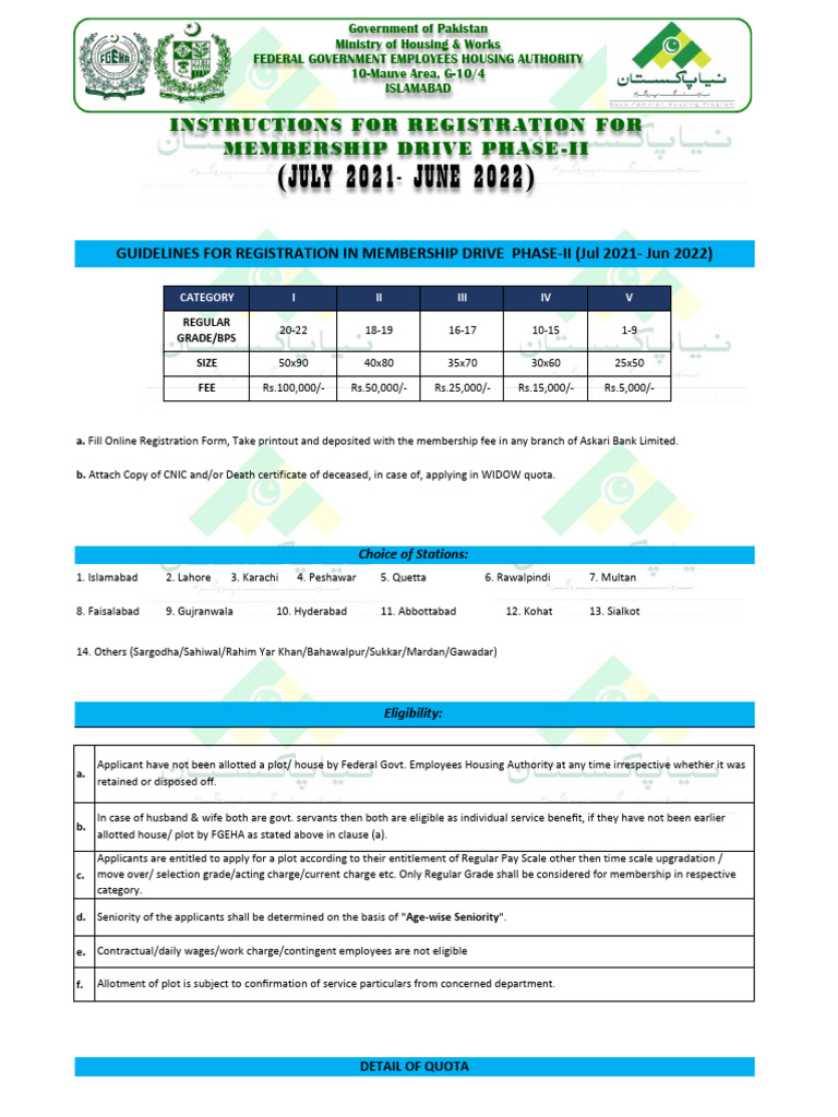 FGEHA Membership Drive Guidelines 2021-2022 | PDF | Government Of ...