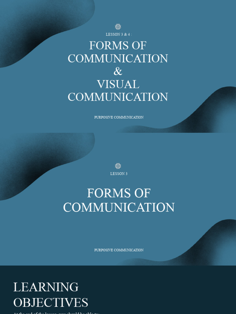 Understanding Communication Forms | PDF | Communication | Nonverbal ...