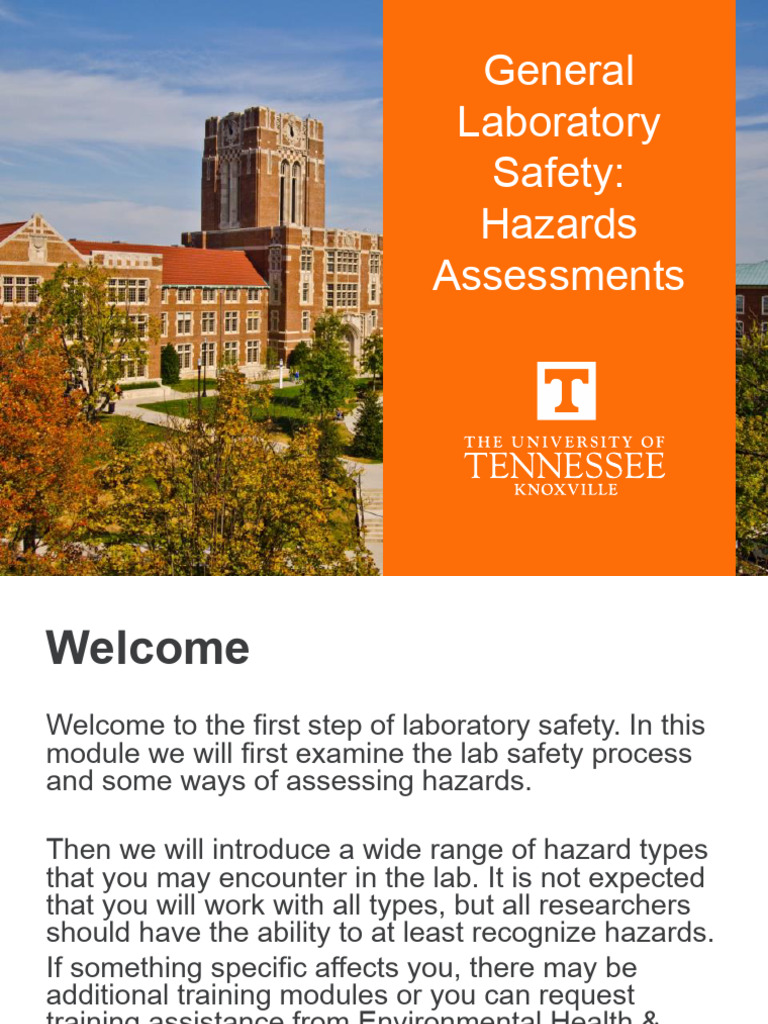 GLS-Lab Hazard Assessment | PDF | Safety