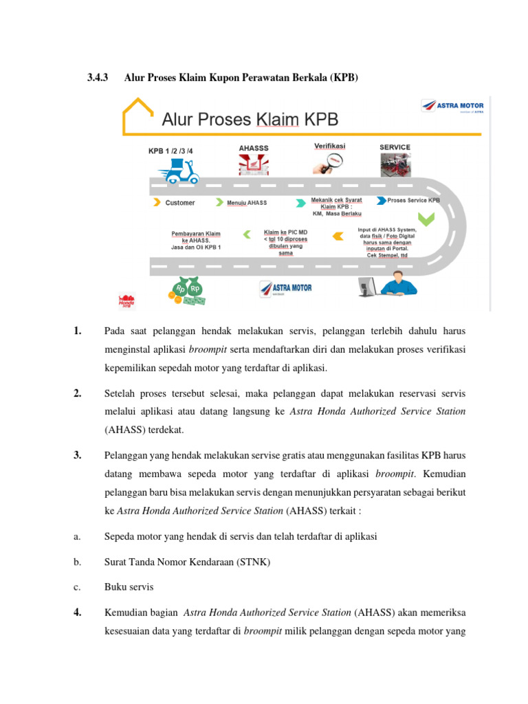 Alur Proses Klaim KPB | PDF