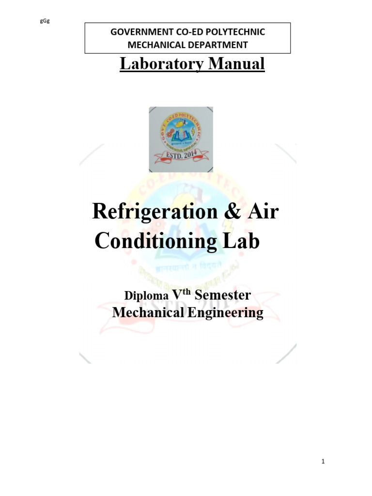 67 - 74 - RAC Lab | Download Free PDF | Heat Exchanger | Air Conditioning