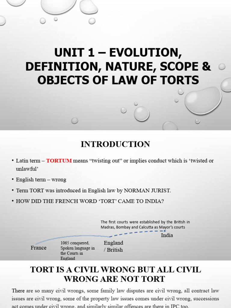 Unit 1 Final | PDF | Tort | Negligence Unit 1 Final | PDF | Tort | Negligence