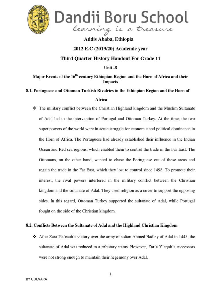 History Grade 11 HO | PDF