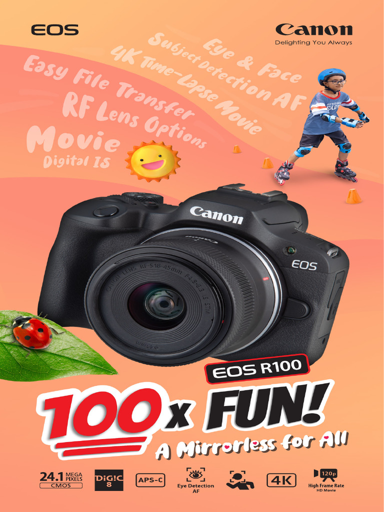 EOS+R100+Brochure | PDF | Autofocus | Canon Eos