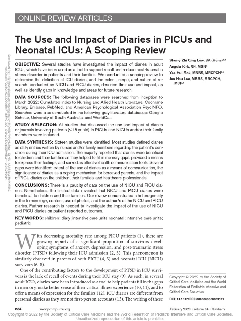 The Use and Impact of Diaries in Picus And.17 | PDF | Health Care | Medicine