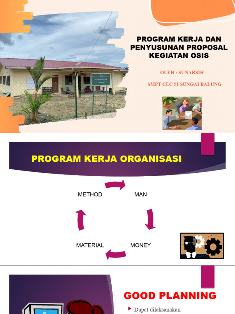 Program Kerja Dan Penyusunan Proposal Kegiatan Osis | PDF