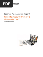 IGCSE French Paper 4 Candidate Responses | PDF | Verb | Question