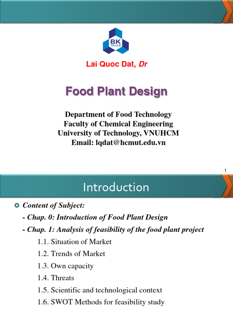 Food Plant Design Ver 2022 | PDF | Steam | Chemical Engineering
