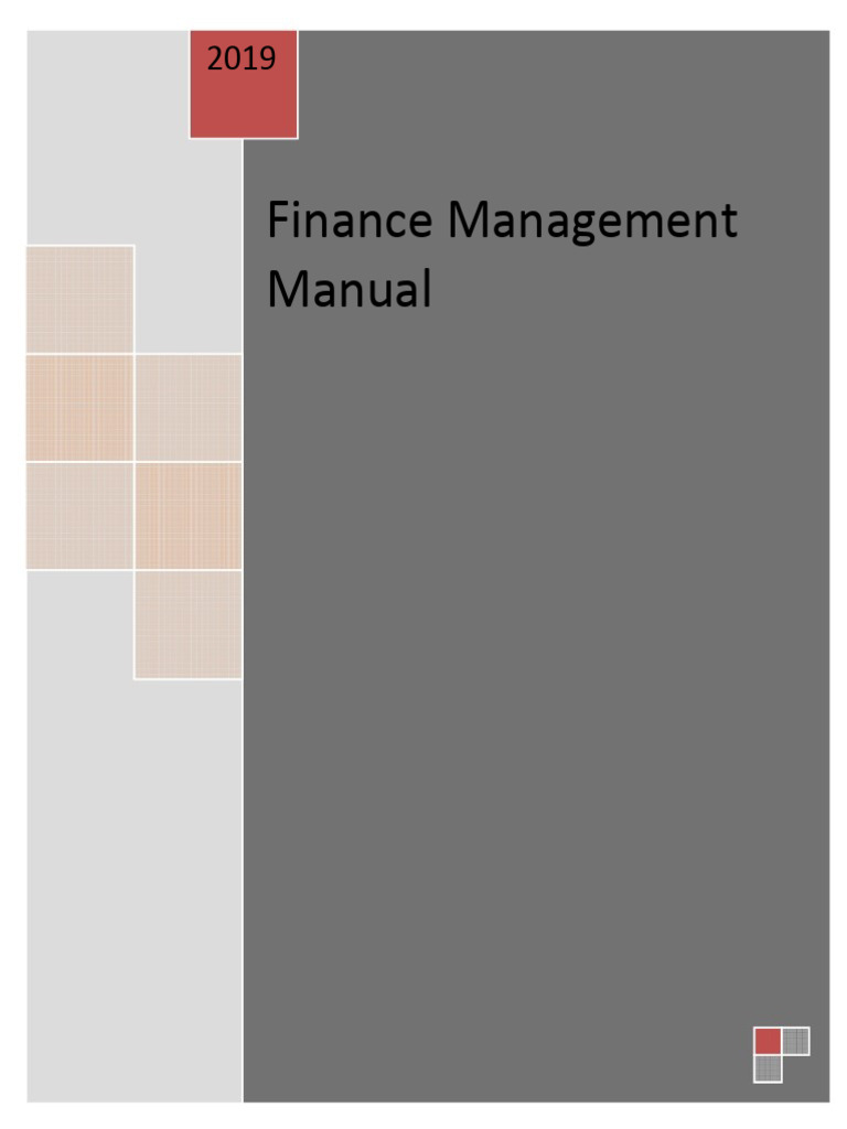 Finance Management Manual 2019 | PDF | Per Diem | Internal Control