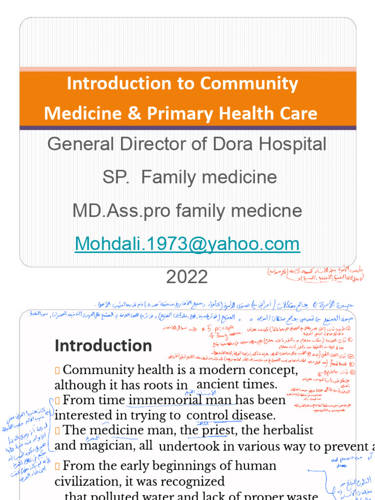 1 - Introduction To Community Medicine 90 | PDF | Public Health ...