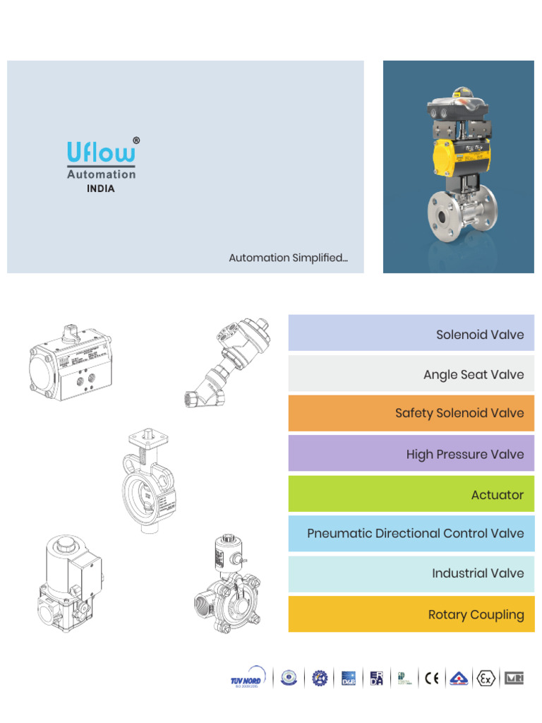 Uflow Catalogue | PDF | Valve | Actuator
