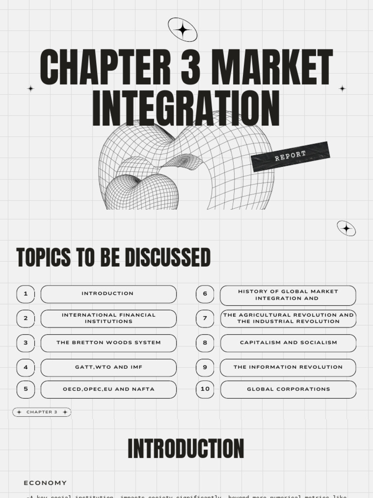 Chapter 3 Market Integration | PDF | World Trade Organization | International Monetary Fund