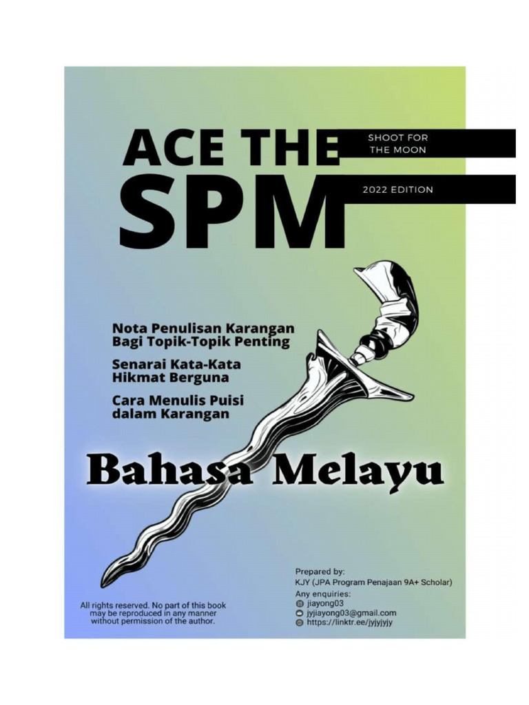 Ace The SPM Bahasa Melayu | PDF