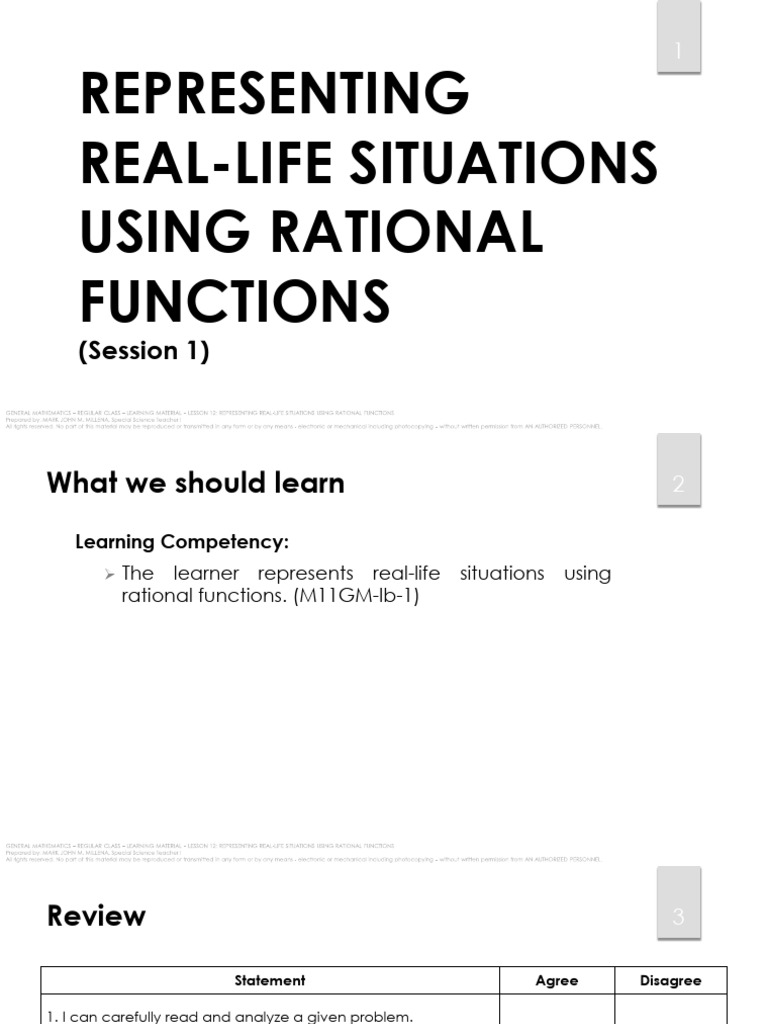 GEN-MATH-REGULAR-CLASS-LESSON-12-SESSION-1 | PDF | Mathematics | Algebra