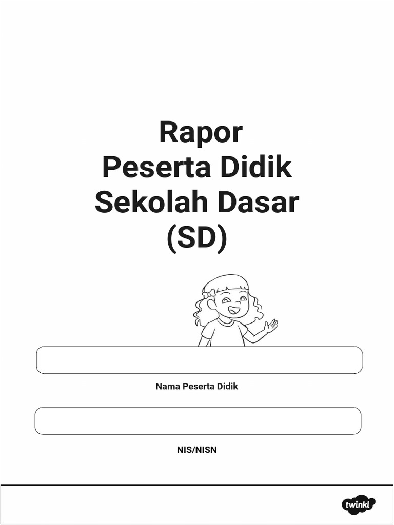 Template Rapor Kurikulum Merdeka | PDF