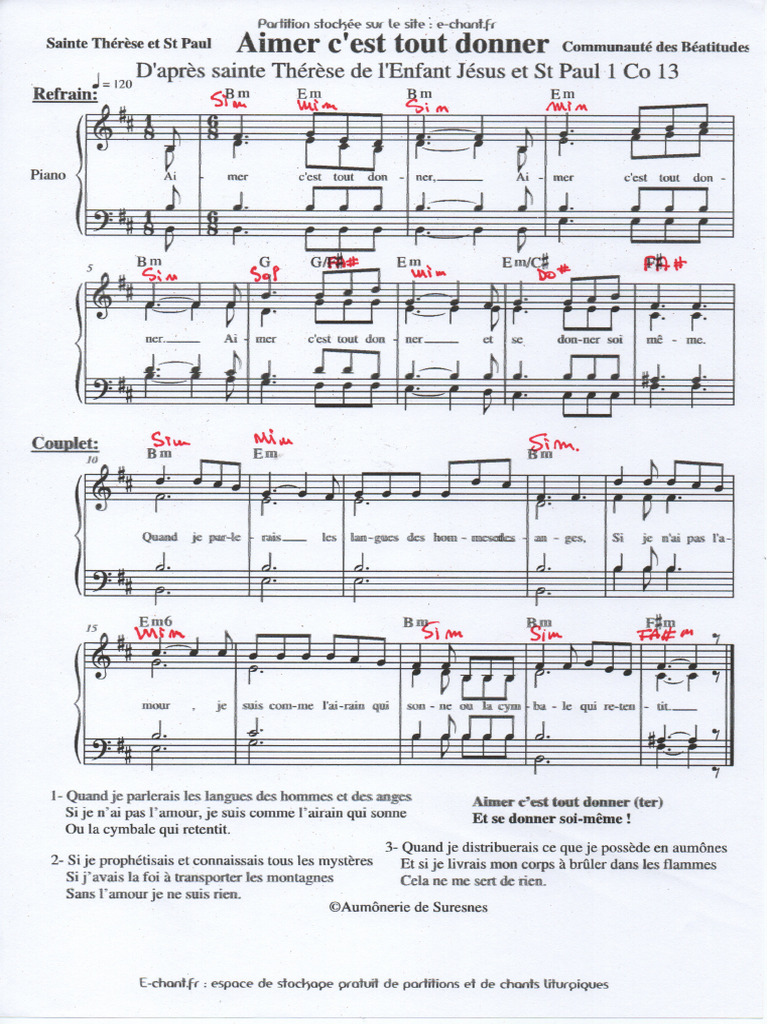 Aimer C'est Tout Donner | PDF