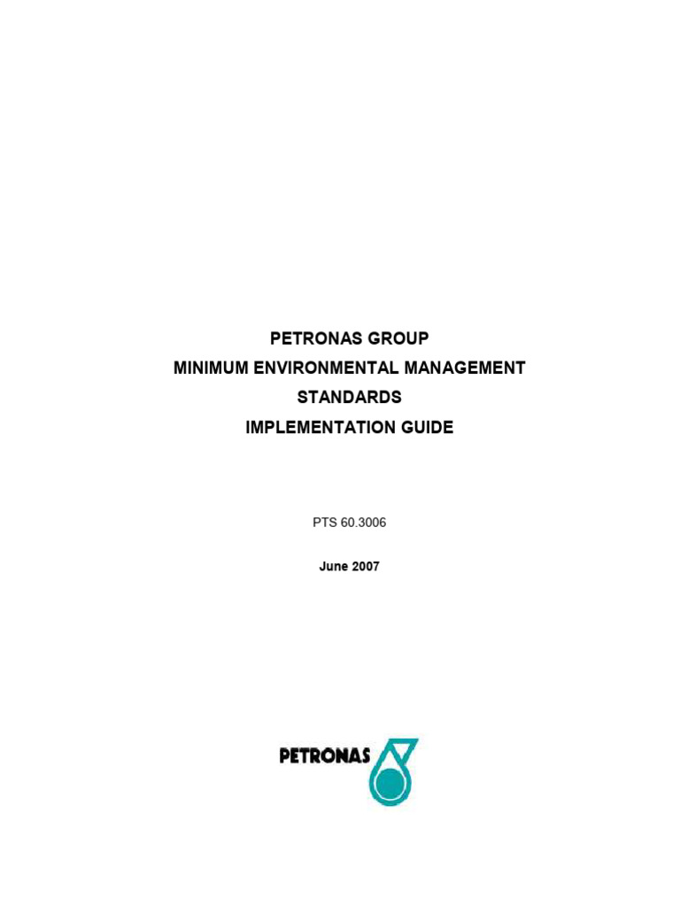 Petronas Technical Standards Health, Safety and Environment | PDF ...
