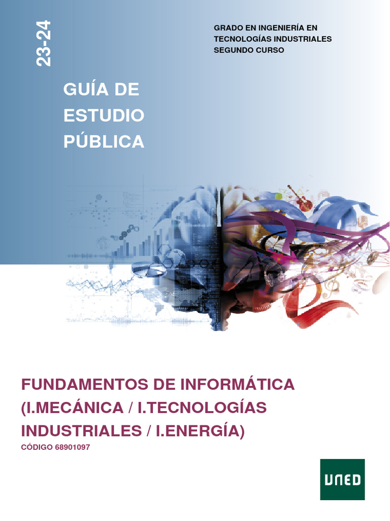Guía Fundamentos Informática UNED | PDF | Objeto (informática) | Programación de computadoras