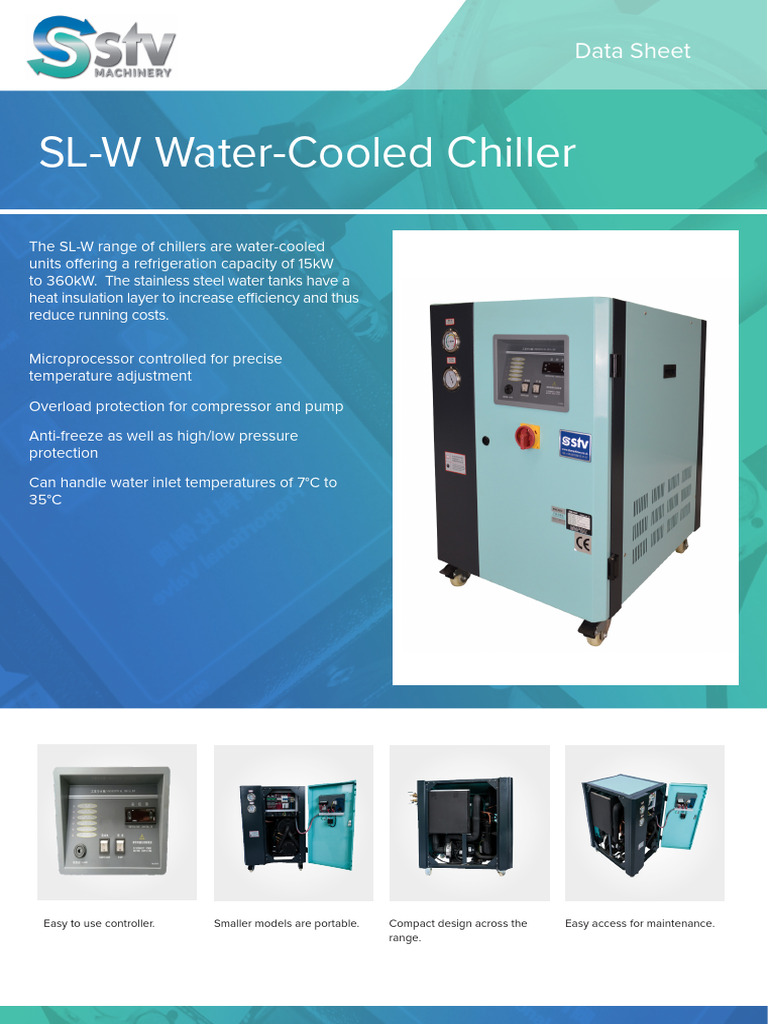 SML Water Cooled Chiller | PDF | Building Automation | Home Appliance