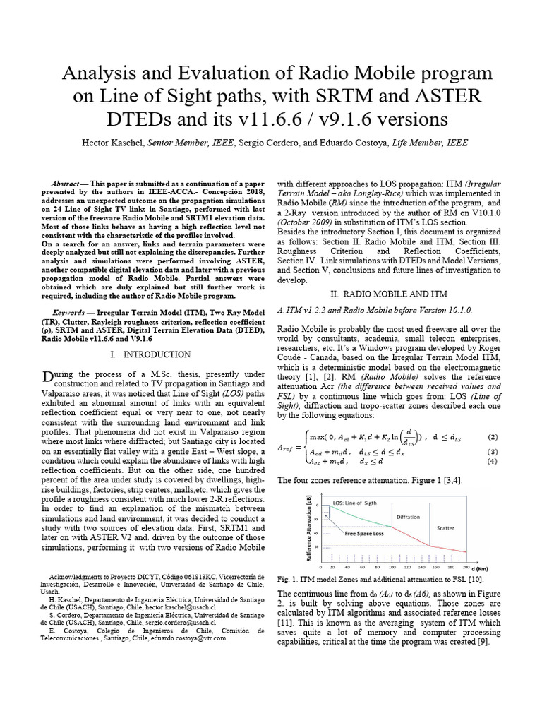 RM Paper IEEE Chilecom 2010 | PDF | Antenna (Radio) | Line (Geometry)