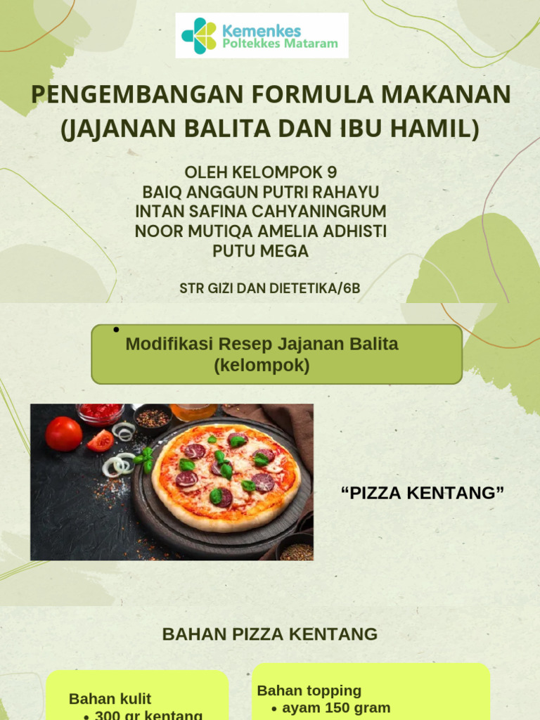 KLP 9 - Formula Makanan Bumil Balita | PDF