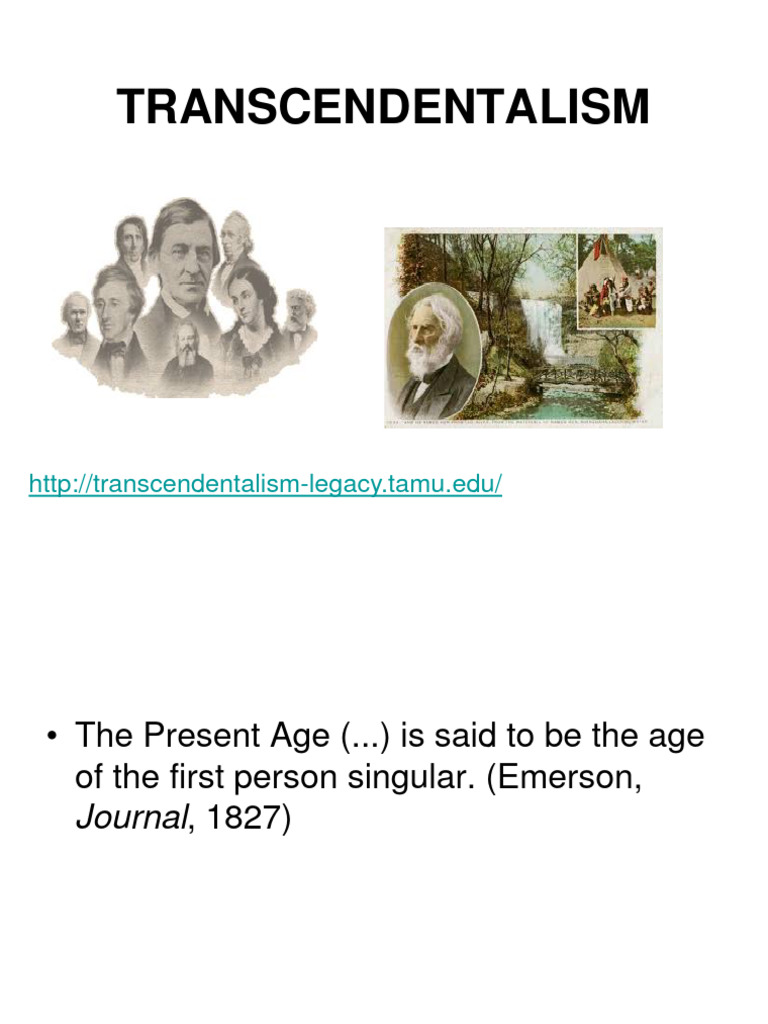09Transcendentalism | PDF | Transcendentalism | Ralph Waldo Emerson