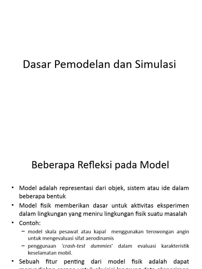 Pemodelan dan Informasi Baru | PDF | Teknologi & Rekayasa