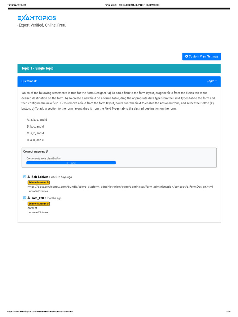 EXamtopics Completed | PDF | Java Script | Software Development