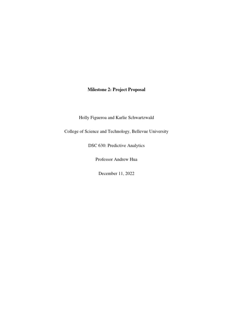 Project Proposal Pdf Artificial Intelligence Intelligence Ai