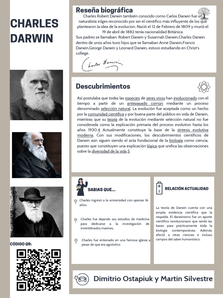 Charles Darwin | PDF | Charles Darwin | Evolución