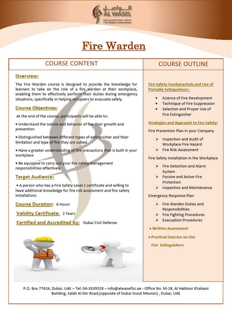 Fire Warden | PDF | Fire Safety | Firefighting