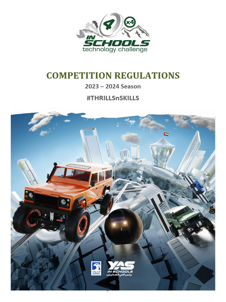 4x4 in Schools UAE Competition Regulations 2023-24 | PDF | United Arab ...