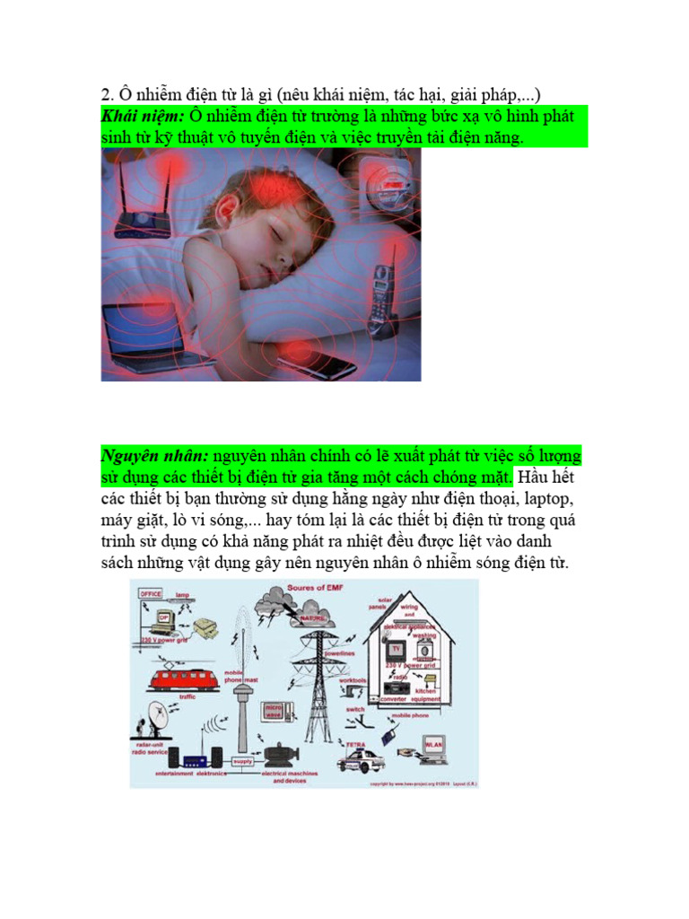 ô nhiễm điện từ | PDF