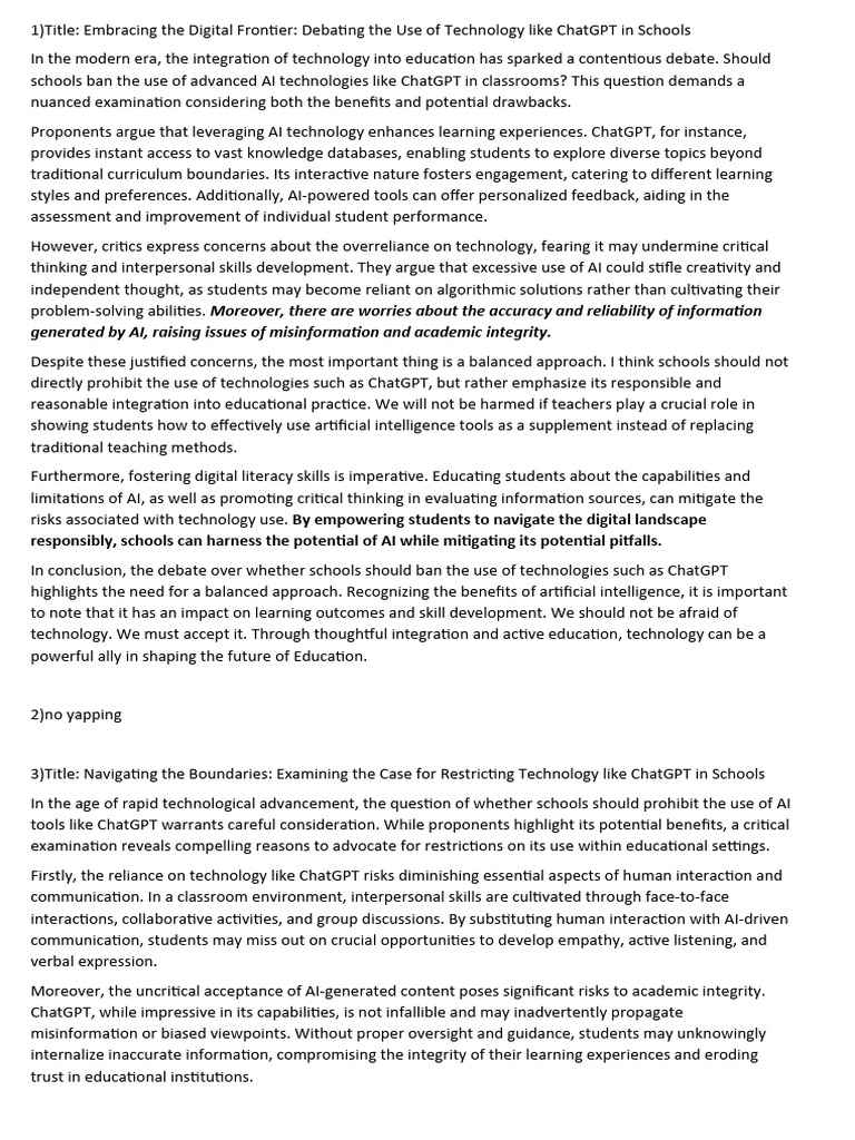 GPT Essay | PDF | Artificial Intelligence | Intelligence (AI) & Semantics