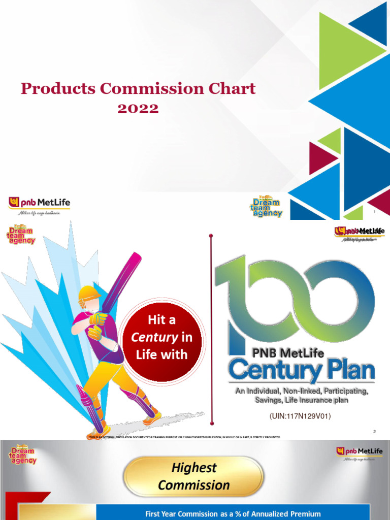 PNB MetLife Agent Commission Overview | PDF | Insurance | Service ...
