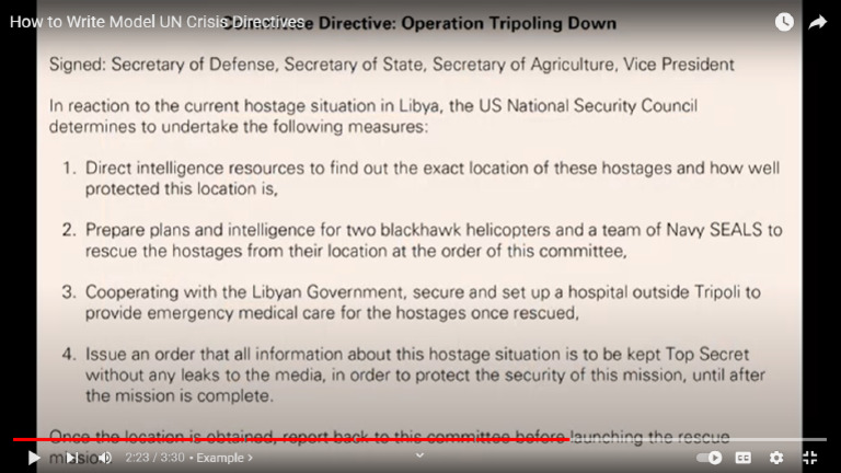 Example of Crisis Directive | PDF