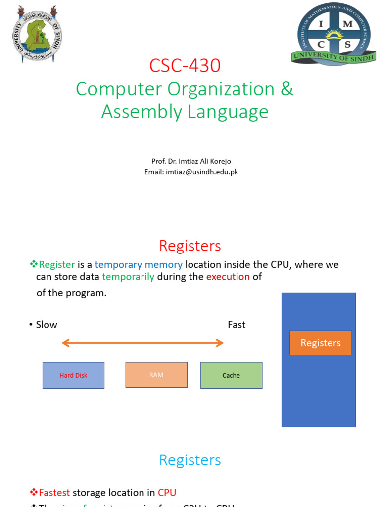 Lecture 03 Pdf Random Access Memory Central Processing Unit 0604