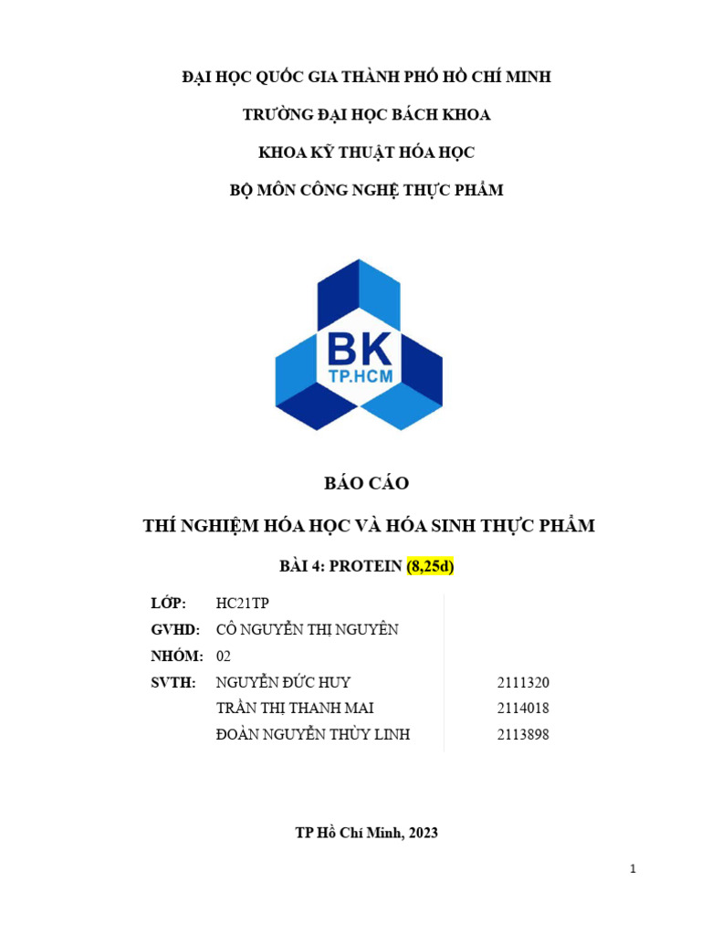 HK222 - CH2049 - ST4 - Nhóm 02 - Bài 4 | PDF