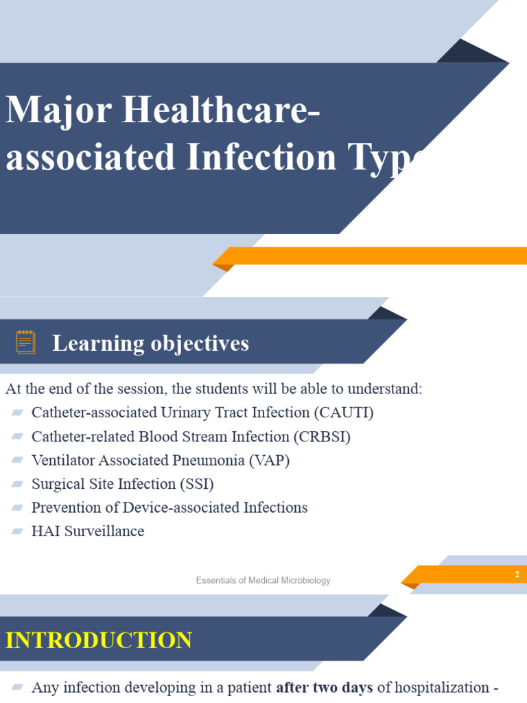- Major HAI Types | PDF | Urinary Tract Infection | Surgery